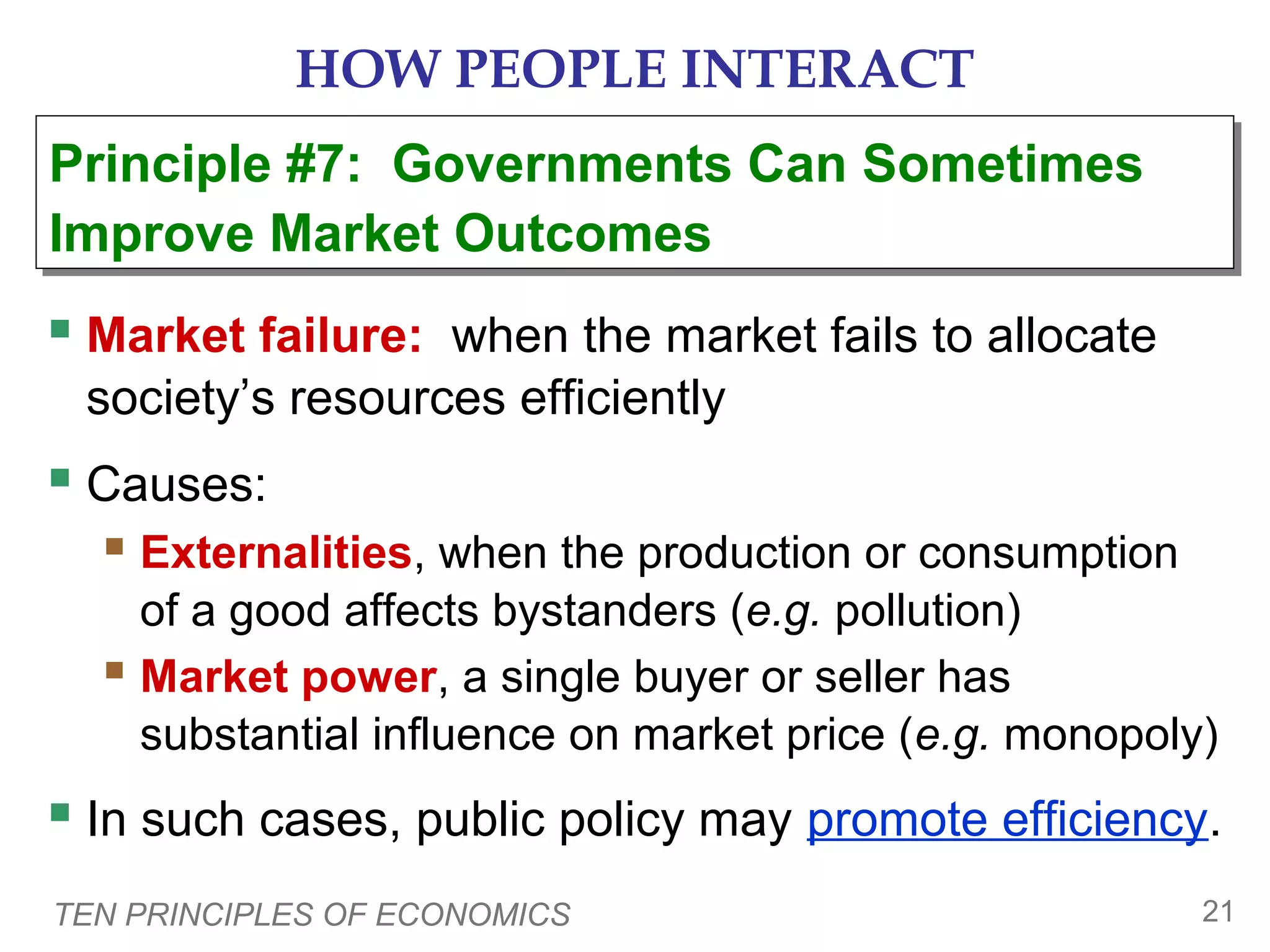 Principles of economics (Chapter 1) | PPT