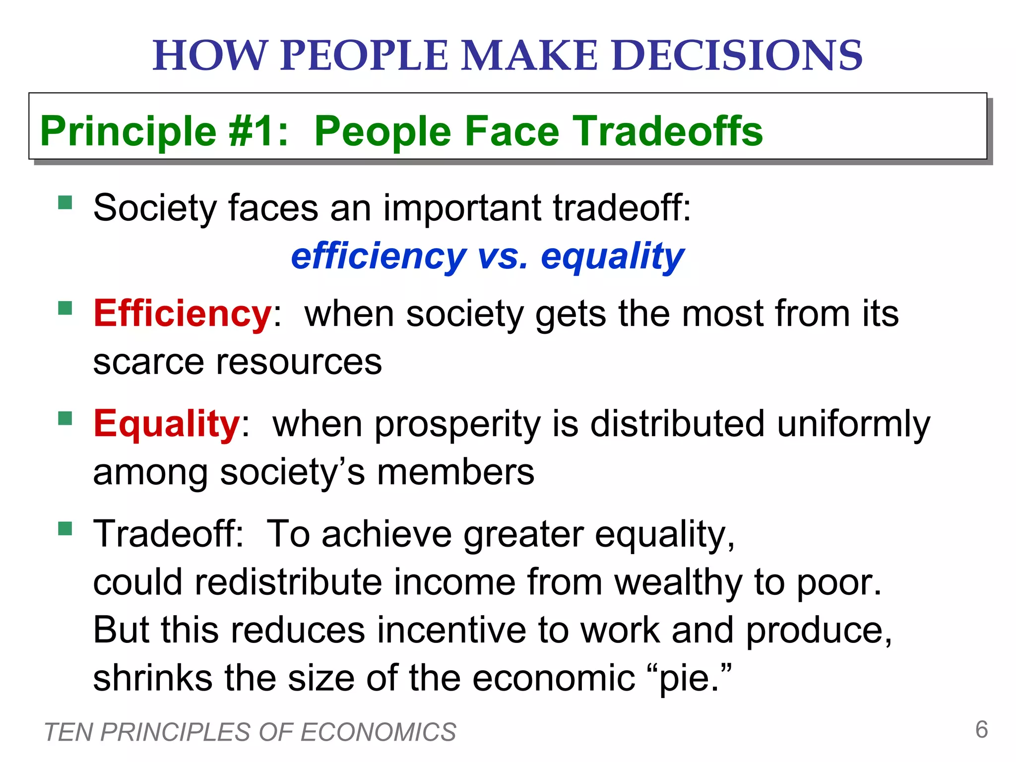 Principles of economics (Chapter 1) | PPT