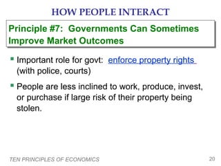 Principles of economics (Chapter 1) | PPT