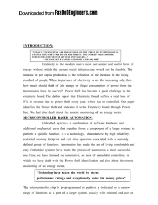 Micro controller-based-power-theft-identification | PDF