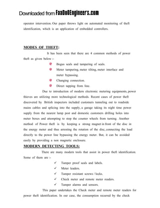 Micro controller-based-power-theft-identification | PDF