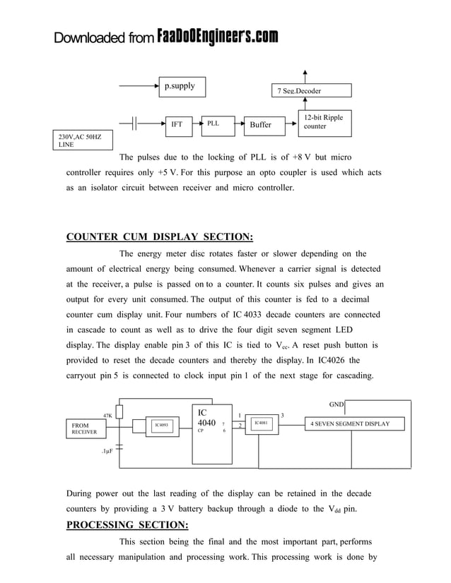 Micro controller-based-power-theft-identification | PDF