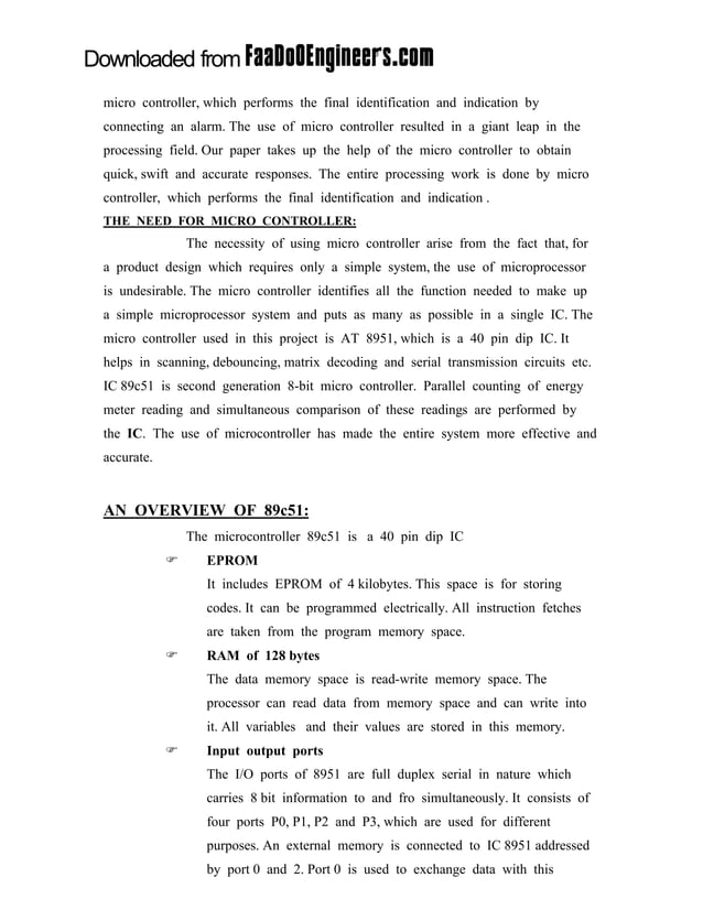 Micro Controller Based Power Theft Identification Pdf