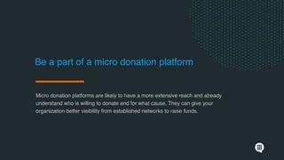 Micro Donations: How They Can Be a Sustainable Revenue Model for ...