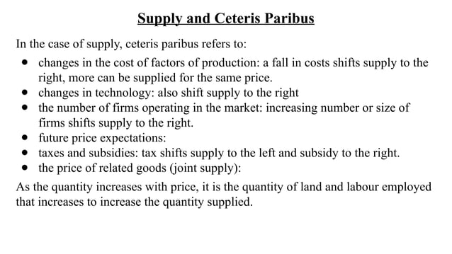 Micro-economics - Demand supply price mechanism | PPT
