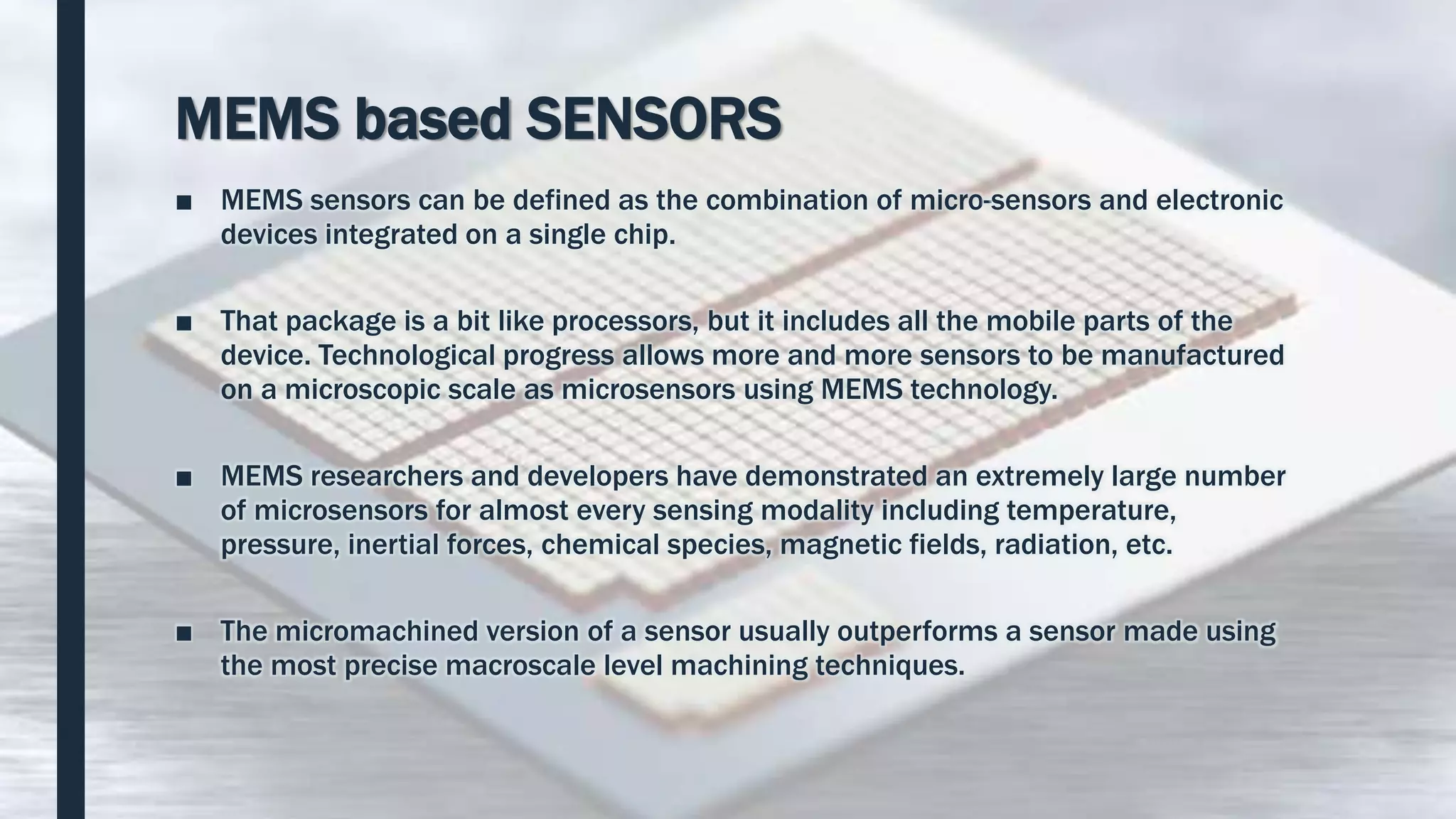 Micro electro-mechanical-systems-based-sensors | PPTX