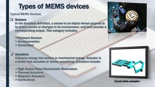 Micro electro-mechanical-systems-based-sensors | PPTX