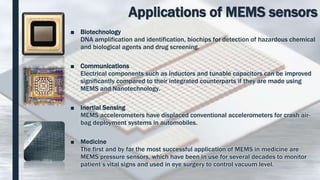 Micro electro-mechanical-systems-based-sensors | PPTX