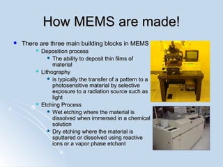 Micro electro-mechanical-systems-mems | PPT