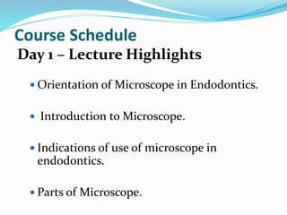 Micro Endodontics Training in Delhi| Advanced Endodontics | Delhi | PPTX