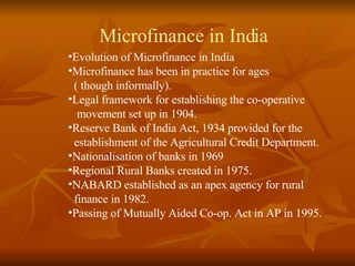 Micro Finance | PPT