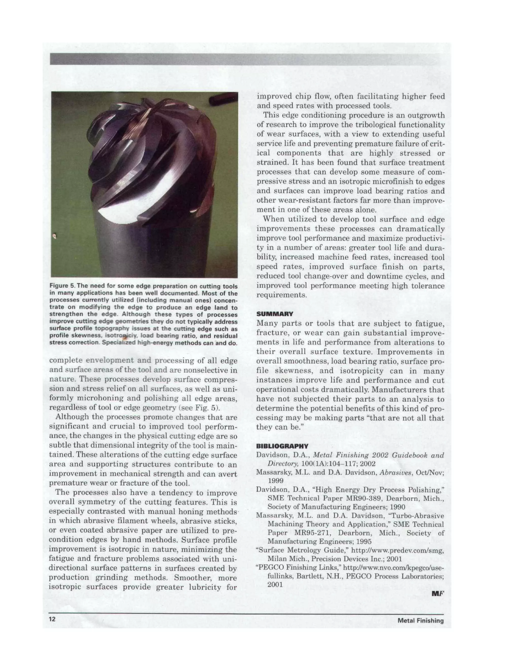 Micro finishing surface textures | PDF