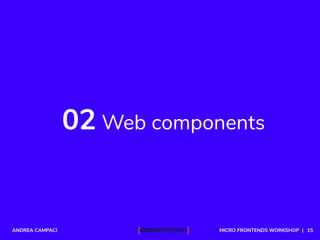 Micro frontends Web component approach con VUEJS | PDF