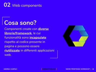 Micro frontends Web component approach con VUEJS | PDF