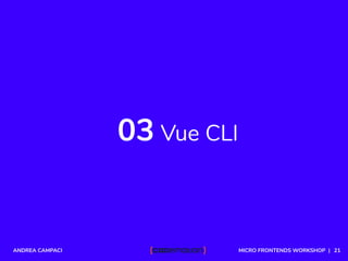 Micro frontends Web component approach con VUEJS | PDF