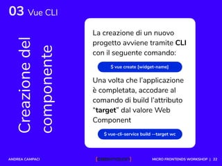 Micro frontends Web component approach con VUEJS | PDF