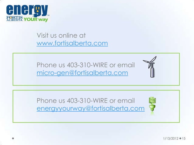 Micro-Generation Installations Your Way | PPT