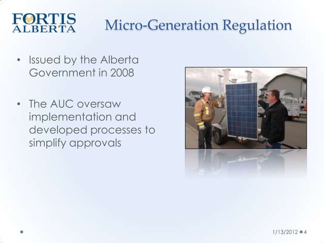 Micro-Generation Installations Your Way | PPT