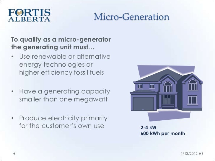 Micro-Generation Installations Your Way