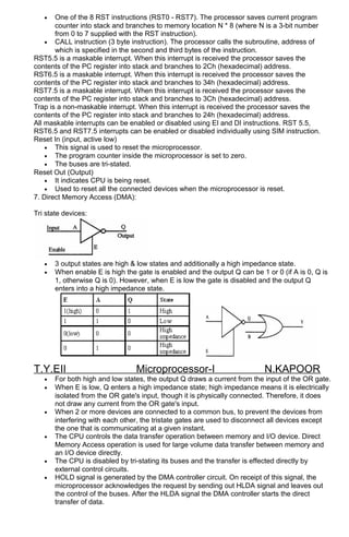 Microprocessor Basics 8085 Ch-1 | PDF