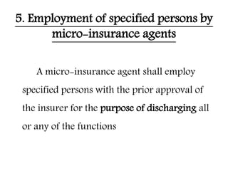 Micro-insurance regulations | PPT