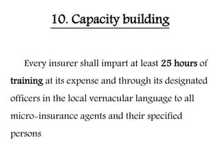 Micro-insurance regulations | PPT