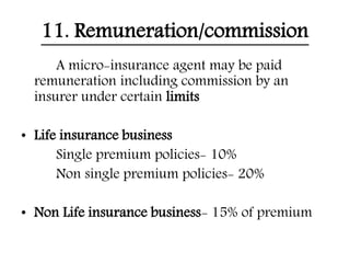 Micro-insurance regulations | PPT