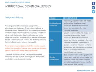 Micro learning for effective training - eLearning concepts | PDF