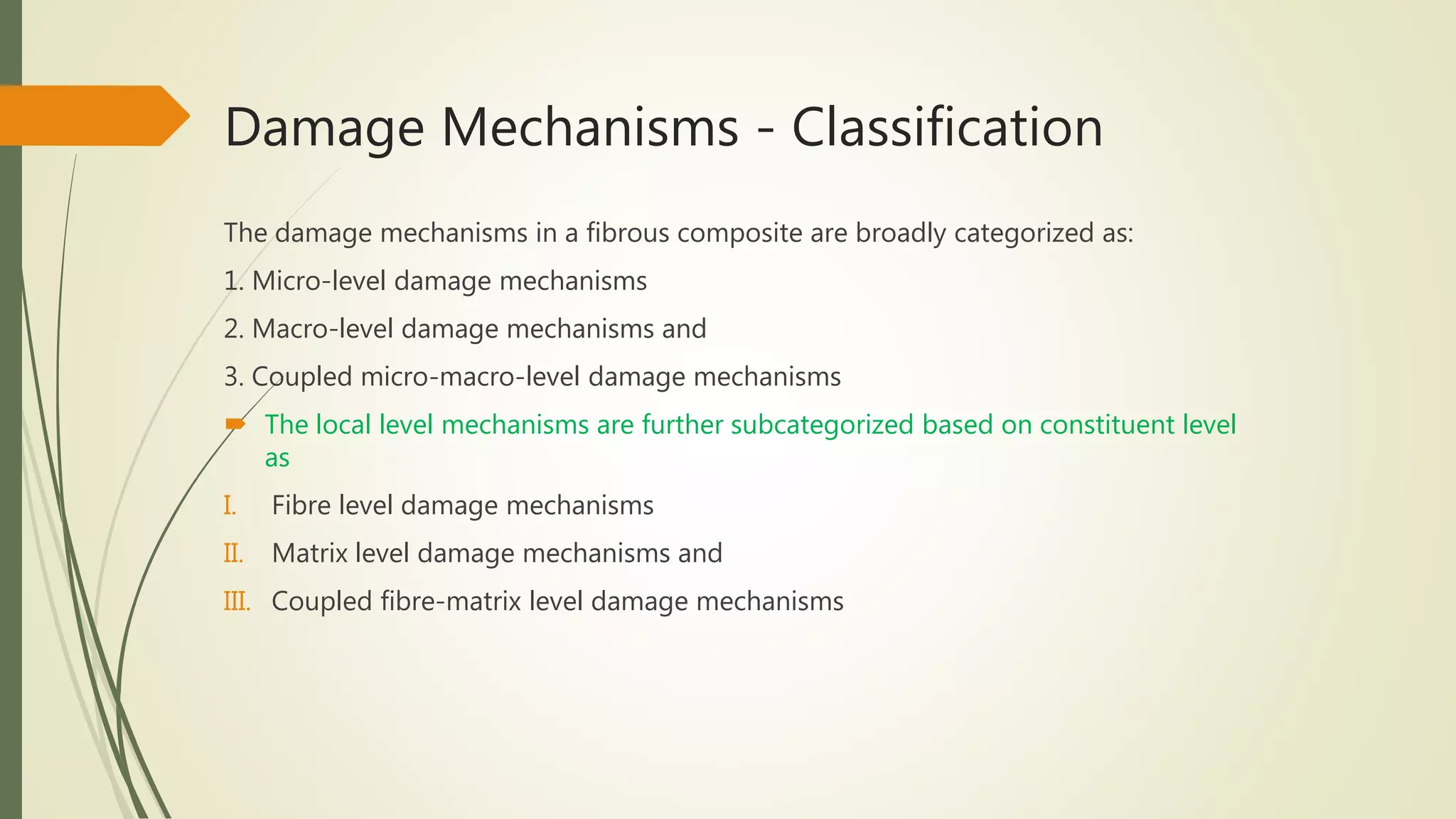 Micro level damage mechanisms | PPTX