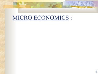 micro & macro economics | PPT