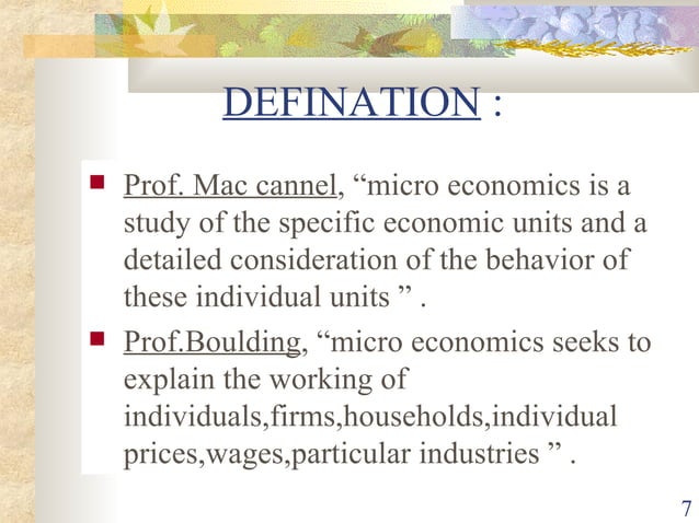 micro & macro economics | PPT | Economy | Business and Finance