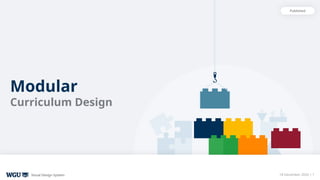 Micro-modular Curriculum Design - Quality Learning Online | PPT