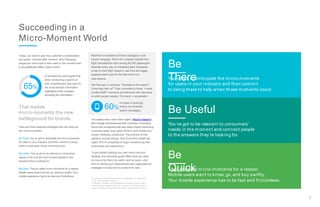 Micro-Moments: Your Guide to Winning the Shift to Mobile (by Google) | PPSX