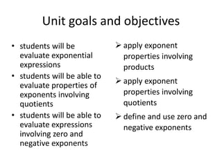 Micro peer teaching-exponents and exponential functions | PPTX