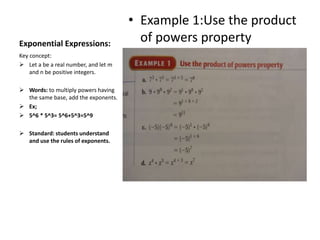 Micro peer teaching-exponents and exponential functions | PPTX