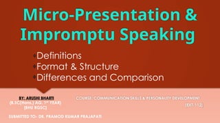 Micro-Presentation vs Impromptu Presentation.pptx