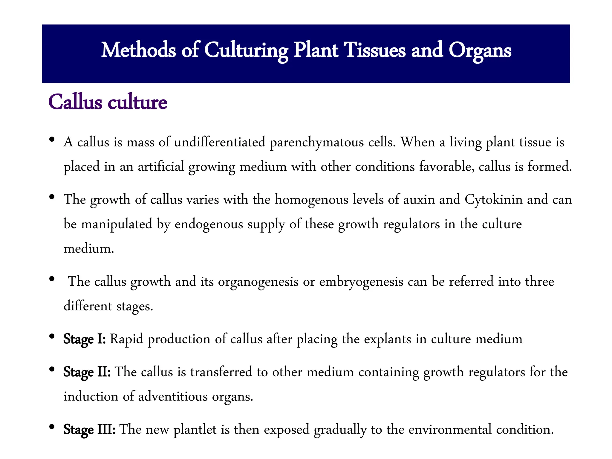 Micro- Propagation - Culturing Plant Tissues and Organs | PDF