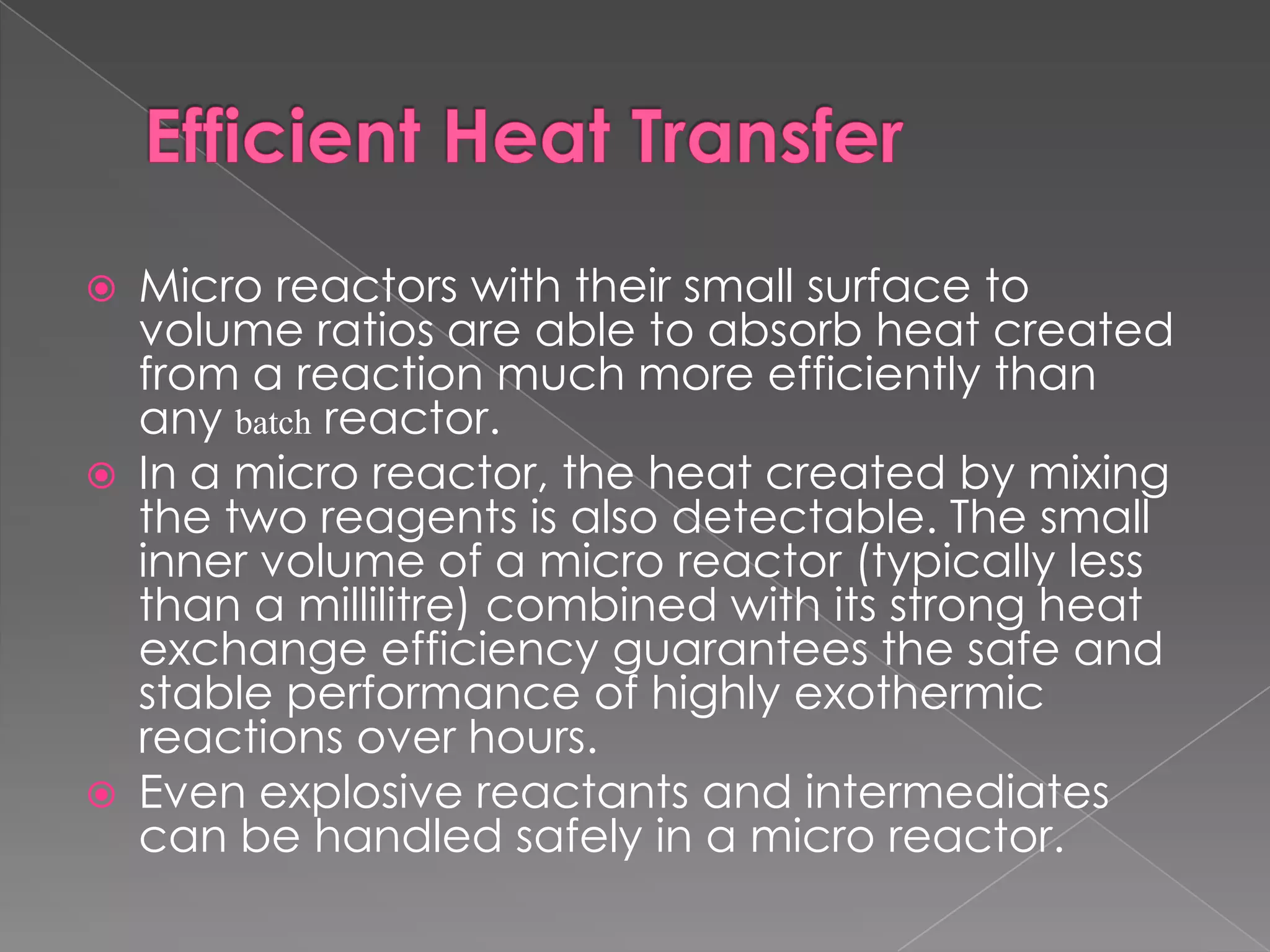 Micro Reaction Technology - Explains Design, Process and Applications ...