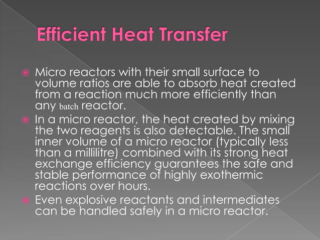 Micro Reaction Technology - Explains Design, Process and Applications of Micro Reactors | PPTX