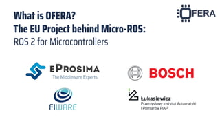 micro-ROS - ROS 2 into microcontrollers | PDF