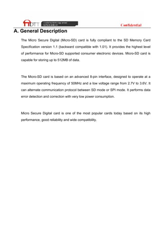 Micro sd specification | PDF