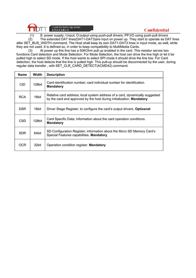 Micro sd specification | PDF