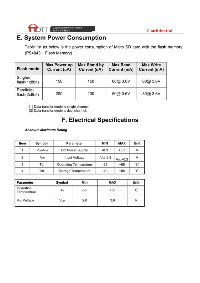 Micro sd specification | PDF | Free download