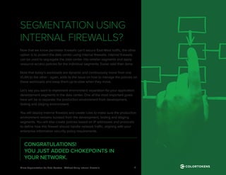 Micro-Segmentation for Data Centers - Without Using Internal Firewalls ...