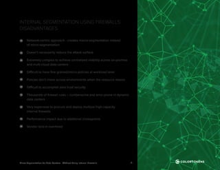 Micro-Segmentation for Data Centers - Without Using Internal Firewalls ...