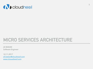 Micro Services Architecture | PPT | Free Download