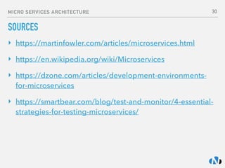 Micro Services Architecture | PPT | Free Download