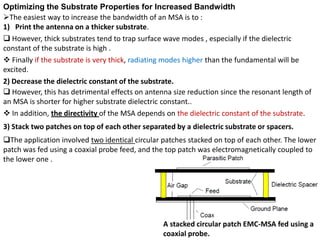 MicroStrip Antenna | PPTX