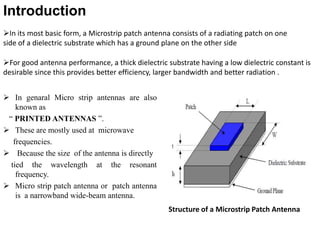 MicroStrip Antenna | PPT
