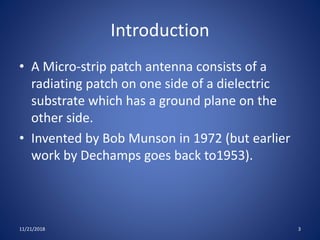 Micro strip patch-antenna_design (at 14_g_hz)_by najmul hoque munshi(roll no-14) | PPTX